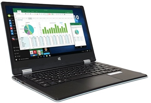 Touchmate TMNB116B Convertible Touch Laptop – Atom 1.8GHz 2GB 32GB ...