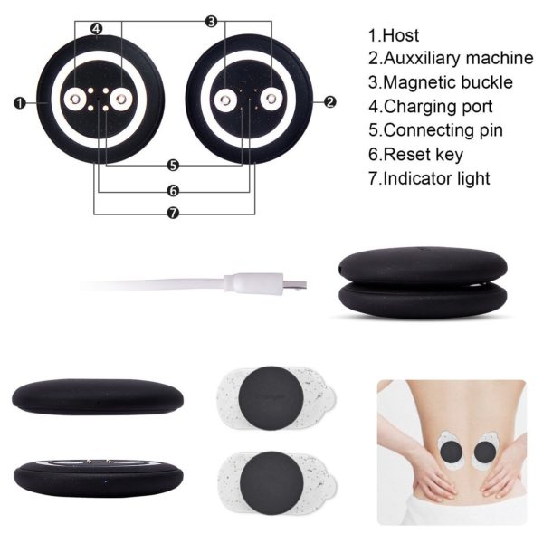 Buy Mooyee M2 Rechargeable Wireless Smart Massager Black – Price ...