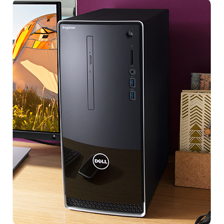 Buy Dell Inspiron 3668 Desktop – Core i7 3.6GHz 8GB 1TB+128GB 2GB Win10 ...