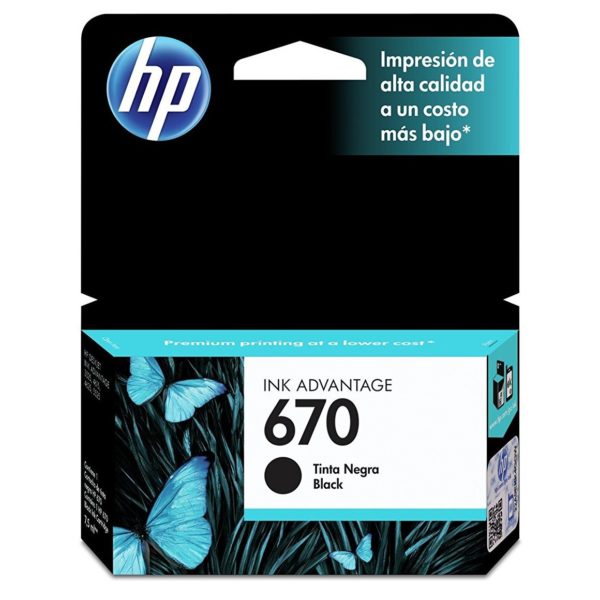 Buy HP 670 Ink Cartridge Black CZ113AL – Price, Specifications ...