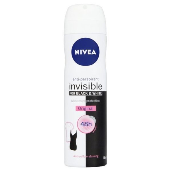 Buy Nivea Invisible B&W Original Women 150ml – Price, Specifications ...
