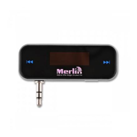 Buy Merlin 91704 Wireless FM Transmitter Black/Sillver – Price ...