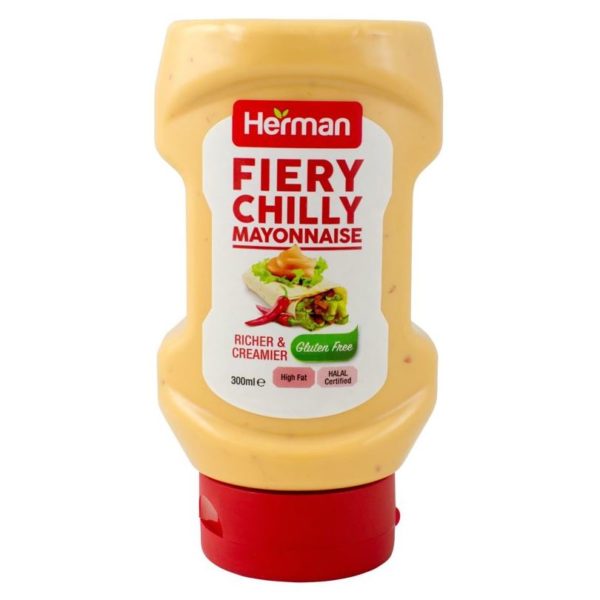 Buy Herman Fiery Chilli Flavoured Mayonnaise 300ml-Pet – Price ...
