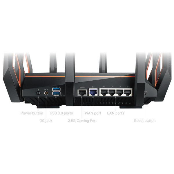 Buy Asus GT-AX11000 ROG Rapture Wireless Tri-Band Gaming Router – Price ...
