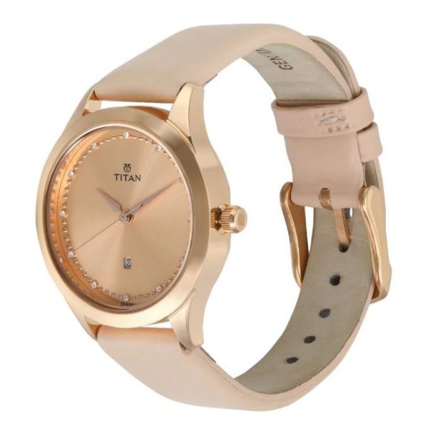 Buy Titan Pink Dial Analog with Date Watch For Women – Price ...