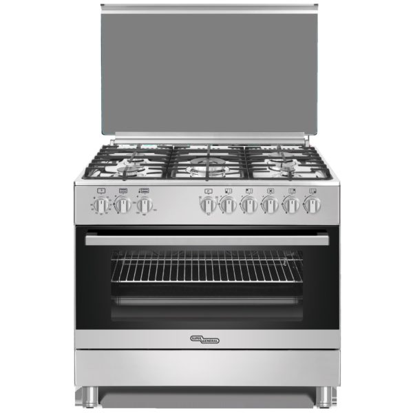 Buy Super General 5 Gas Burners Cooker SGC9603FSHS – Price ...