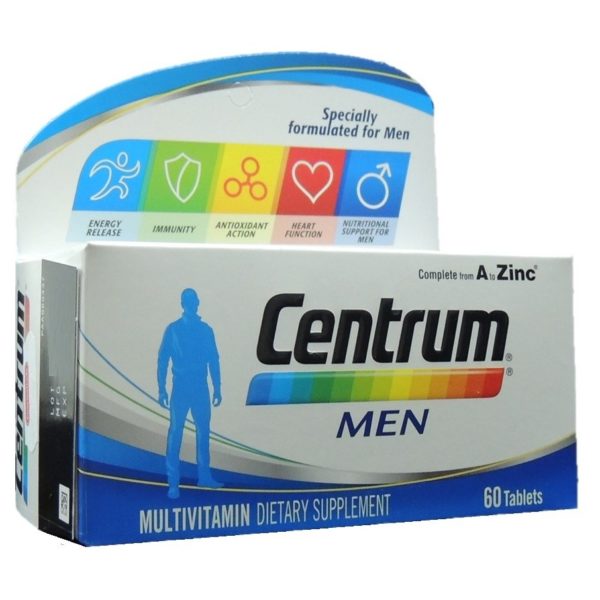 Buy Centrum Men Tablet 60’S – Price, Specifications & Features | Sharaf DG