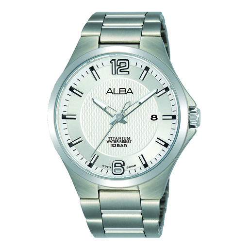 Buy Alba Men’s Titanium 3 Hands Date Wrist Watch – Price ...