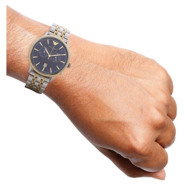 Buy Emporio Armani Classic Alpha Men’s Analog Metal Watch – Price ...