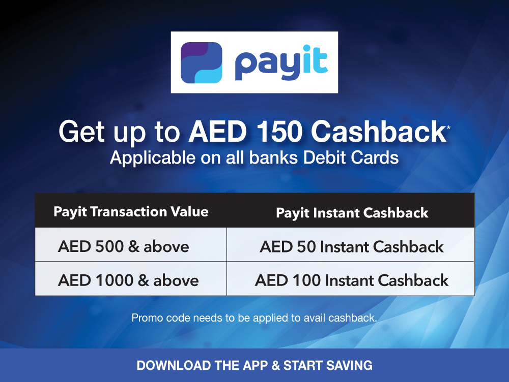 Payit | Get up to AED 150 Cashback! – Sharaf DG UAE