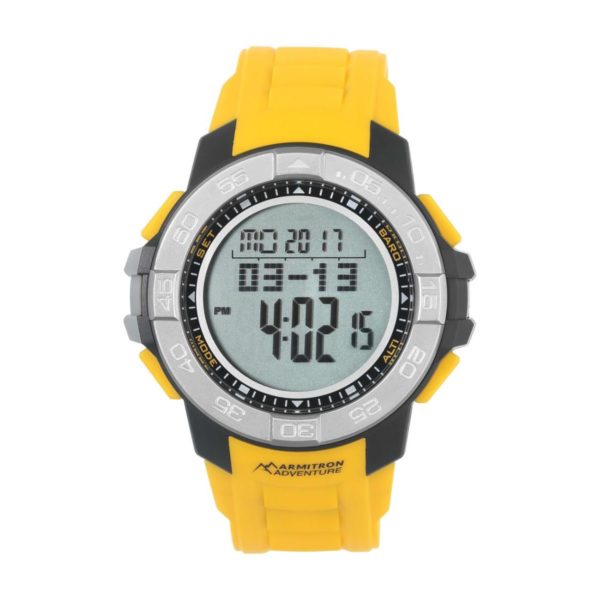 Buy Armitron Adventure Yellow Silicone Digital Men Watch 1011YLW ...