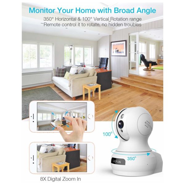 Buy Lefun FI-362B Smart IP Camera 1MP White – Price, Specifications & Features | Sharaf DG