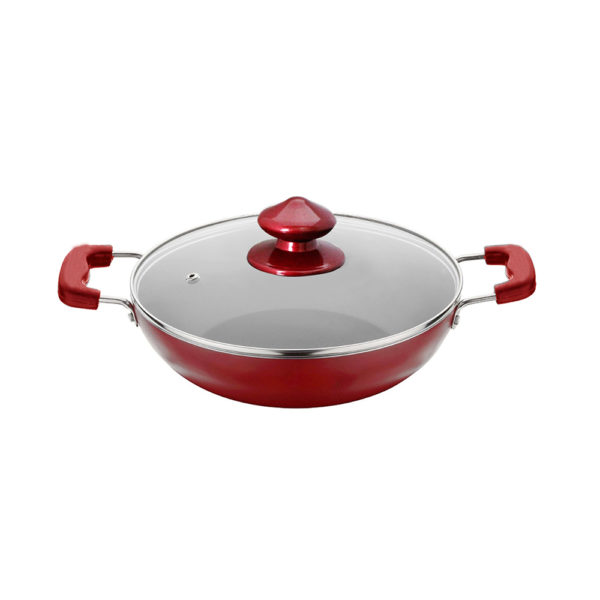 Buy Blackstone Eco Ceramic Kadai Pot With Lid 22cm – Price ...