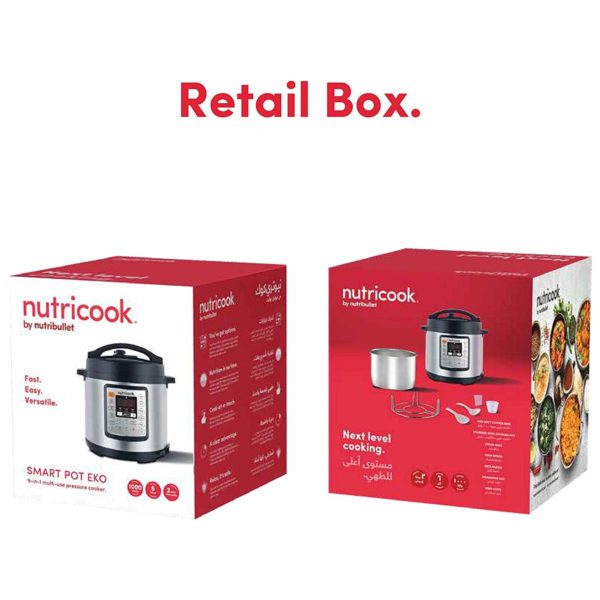 Buy Nutricook Smart Pot EKO 6 Litres Pressure Cooker NC-SPEK6 – Price ...