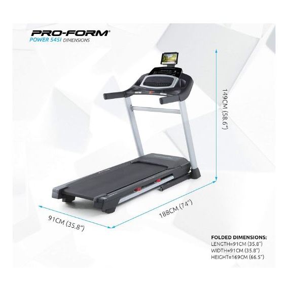Buy Pro Form Treadmill Power 545i – Price, Specifications & Features ...
