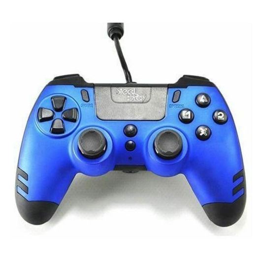 Buy Steelplay Play Metaltech Wired PS4 Controller-Blue – Price ...