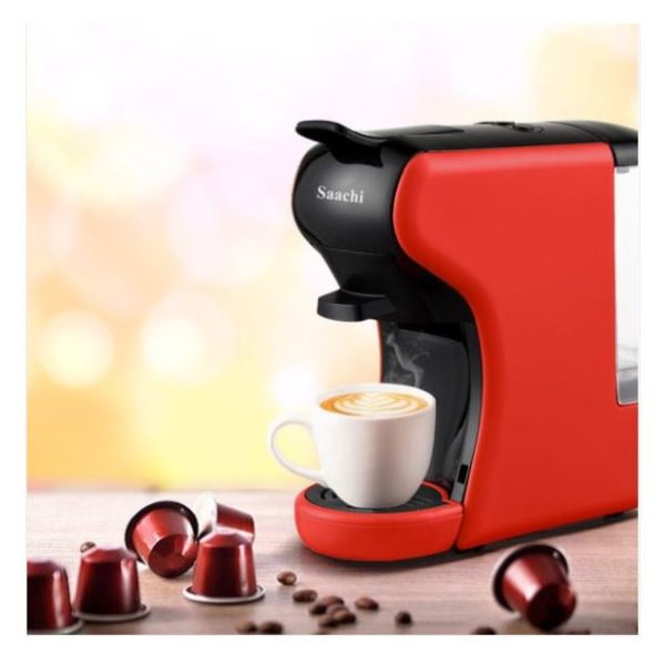 Buy Saachi Multi-Capsule Coffee Machine With 19 Bar Automati NL-COF-7058C-RD – Price ...