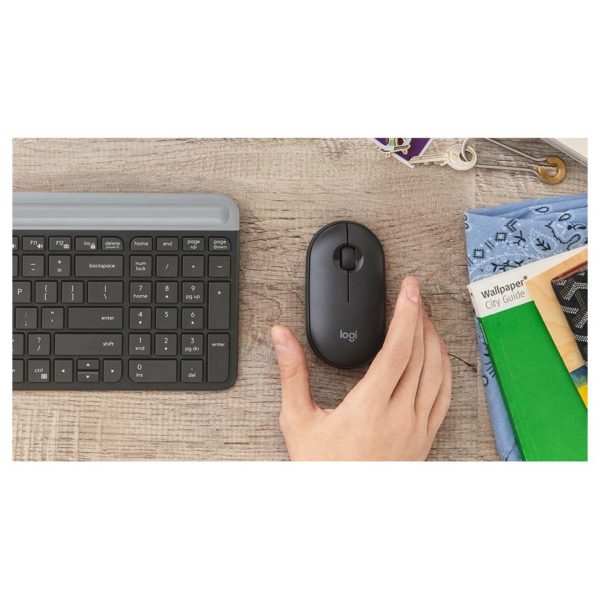 Buy Logitech Pebble M350 Wireless Bluetooth Mouse Graphite – Price ...
