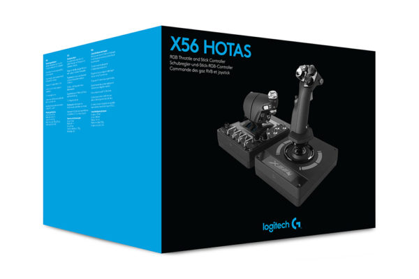 Buy Logitech Flight Throttle Control X56 Hotas USB Black – Price ...