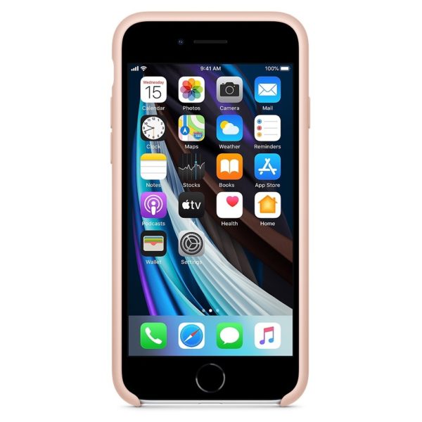 Buy Apple Silicone Case Pink Sand For iPhone SE – Price, Specifications ...