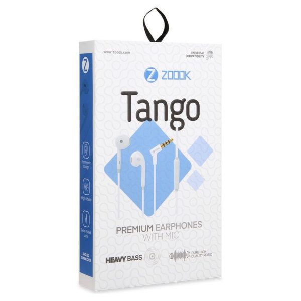 Buy Zoook TANGO Universal HD Earphone With Mic White – Price ...