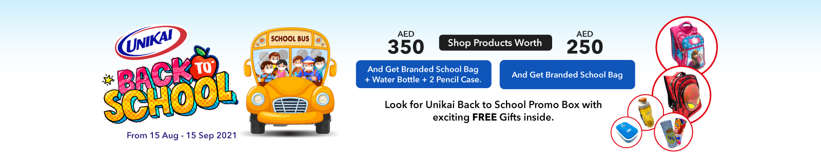 Unikai Back to School – Sharaf DG UAE