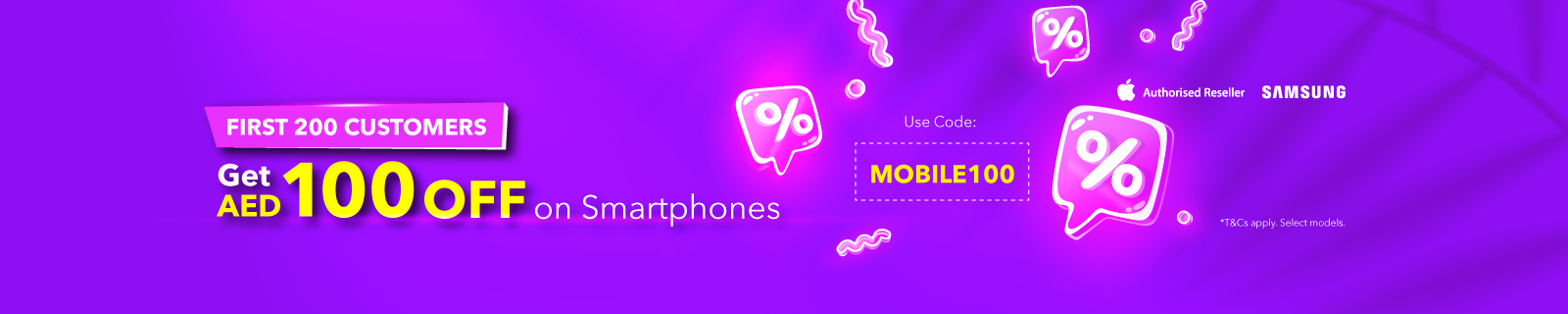 Smartphone Mobile Offers in Dubai – Get AED 100 Off – Sharaf DG UAE