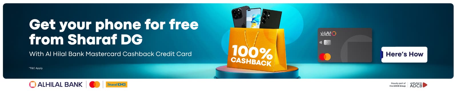 Get your phone for Free with Alhilal Mastercard Cashback Credit Card ...