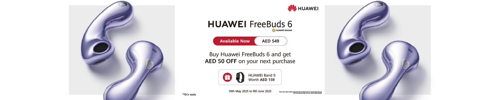 Huawei FreeBuds 6 – Buy Open-Fit Earbuds in UAE | Price, Features ...