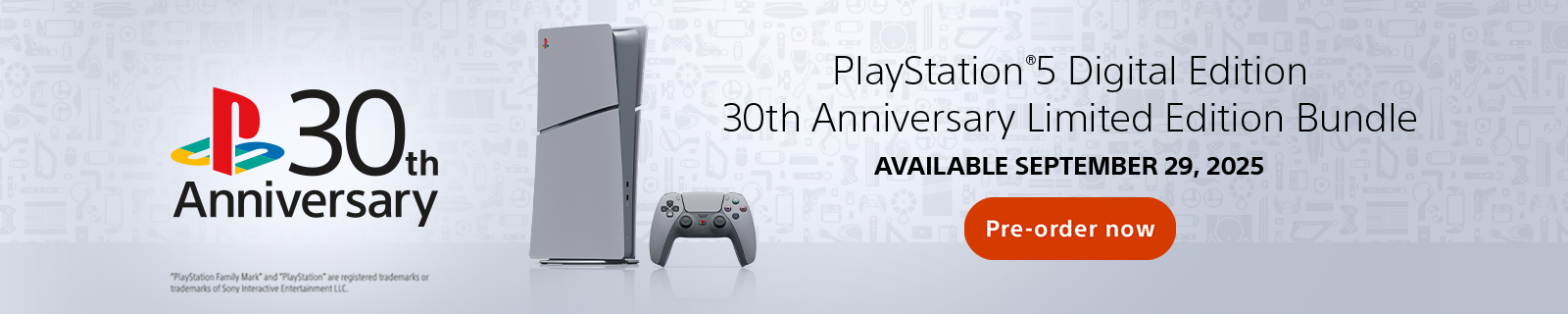 Sony PS5 – 30th Anniversary – Sharaf DG UAE